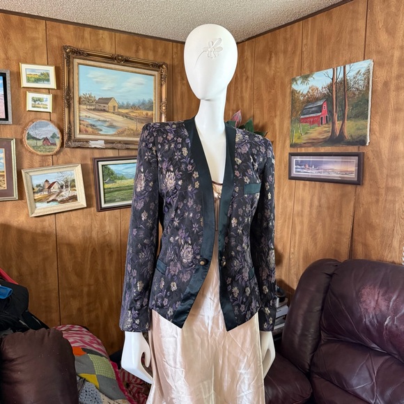 Jackets & Coats | Vintage Tapestry Inspired Floral Jacket | Poshmark